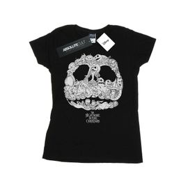 Disney - "Nightmare Before Christmas Jack Skellington Jack-O-Lanterns" T-Shirt f&uuml;r Damen (Schwarz)