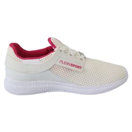 Plein Sport Women's White Polyester Runner Becky Sneakers Shoes