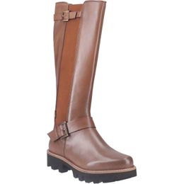 Pod Aleena Leder/Textil Damenstiefel Tan