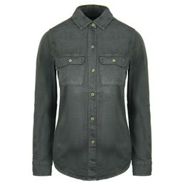 Vans von der Wand Damen dunkelgraues Hemd