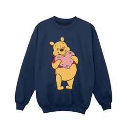 Disney - "Winnie The Pooh Heart Eyes" Sweatshirt f&uuml;r M&auml;dchen (Marineblau)