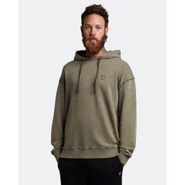 Lyle & Scott Lyle & Scott Gewaschener Hoodie in Olive