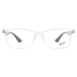 Ray-Ban Brillenfassung RX7047 5943 Transparent und Schwarz f&uuml;r Herren und Damen
