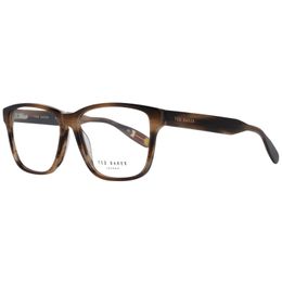 Ted Baker Square Herren Braun Horn Beige Brille