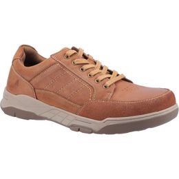 Hush Puppies Herren Finley Lederschuhe (Tan)