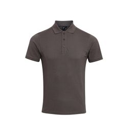 Premier Mens Coolchecker Plus Pique Polo mit CoolPlus (Dunkelgrau)