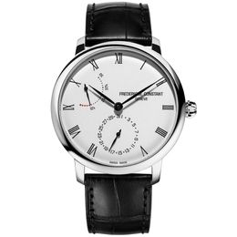 Frederique Constant Fr&eacute;d&eacute;rique Constant Slimline Schwarz Herren Armbanduhr FC-723WR3S6