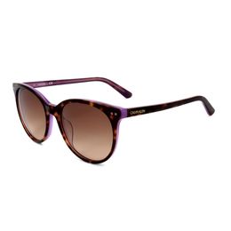 Calvin Klein Rund Damen Schildkr&ouml;te Milchig Lila Braun CK18509S