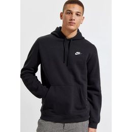 Nike Club Pullover Hoodie mit gesticktem Logo in Navy