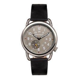 Breed Regulator Lederarmbanduhr mit Sekundenzifferblatt