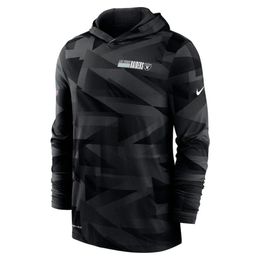 Nike Dri-Fit NFL Las Vegas Raiders Black Pullover Mens Sideline Hoodie NKD8 00A