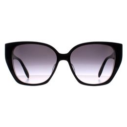 Alexander McQueen Cat Eye Womens Schwarz Grau Gradient AM0284S