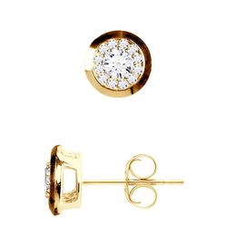 DIADEMA - Ohrringe mit Diamanten - Gelbgold