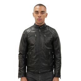 Herren Moto Leder Bikerjacke-Taiwan