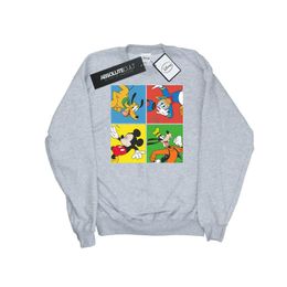 Disney - "Mickey Mouse Friends" Sweatshirt f&uuml;r Herren (Grau)