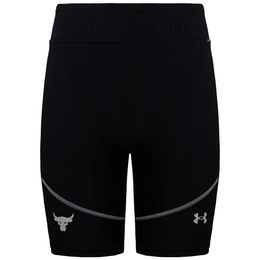 Under Armour Under Armor Project Rock Heatgear Black/Beige Womens Bike Shorts 1366005 001