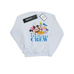 Disney - "Mickey Mouse Disney Friends" Sweatshirt f&uuml;r M&auml;dchen (Wei&szlig;)