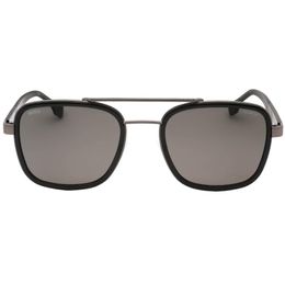 HUGO BOSS graue Sonnenbrille mit polarisierten Glasern in dunklem Rutheniumgrau
