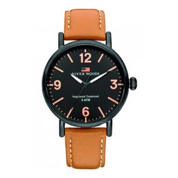 River Woods Delaware Braun Herren Armbanduhr RW420036