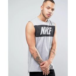 Nike Herren Retro Logo Weste In Grau