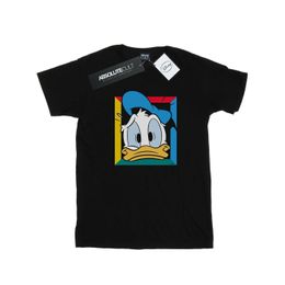 Disney - "Donald Duck Panicked" T-Shirt f&uuml;r M&auml;dchen (Schwarz)