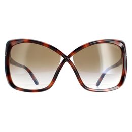 Tom Ford Butterfly Womens Blonde Havana Brown Gradient FT0943 Jasmin Sunglasses