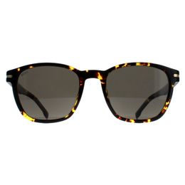 HUGO BOSS Square Herren Havanna Dunkelgrau BOSS 1505/S