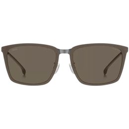 HUGO BOSS 1465/F/S R80 SP Silberne Sonnenbrille