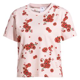 Puma x Sue Tsai Womens T-Shirt &uuml;berall &uuml;ber Druckt-Shirt Pink 578221 99