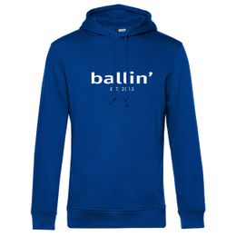 Basic Hoodie von Ballin Est. 2013 in der farbe Blau und in gr&ouml;&szlig;e M.