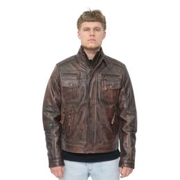 Herren-Leder-Retro-Bikerjacke-Toronto