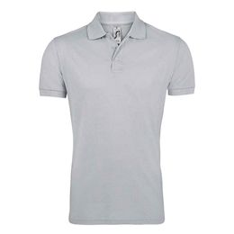 SOLS Herren Prime Pique Polo-Shirt, Kurzarm (Grau)