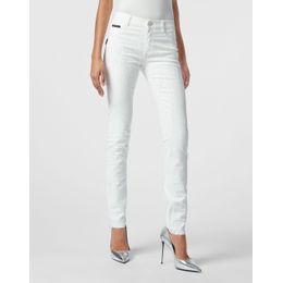 Philipp Plein Jeggings Hexagon