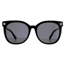 Moschino Quadrat Unisex Schwarz Grau Sonnenbrille