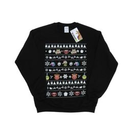 Disney - "The Muppets Christmas Heads" Sweatshirt f&uuml;r Herren (Schwarz)