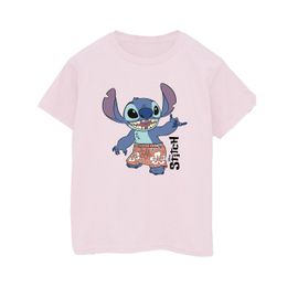 Disney - "Lilo & Stitch Bermuda Shorts" T-Shirt f&uuml;r Herren (Babyrosa)