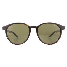 Hugo by HUGO BOSS Runde Herren Havanna Gr&uuml;n Sonnenbrille