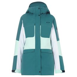 Oakley Sleve Bluewhite Women Mondshine Isoliert 2L 10k Hoodie Jacket 511738 6A9