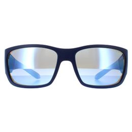 Arnette Oval Unisex Schwarz Gradiant Metall Blau Dunkelblau AN4302 Catfish