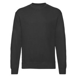 Fruit of the Loom - Sweatshirt &Uuml;berschnittene Schulter f&uuml;r Herren (Schwarz)