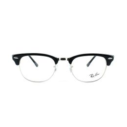 Ray-Ban Runde Gl&auml;nzend Schwarze Unisex Damen Brillenfassungen