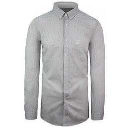 Lacoste regul&auml;r Fit Herren wei&szlig;/schwarzes Hemd