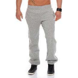 Nike Herren Club Swoosh Cuff Jogginghose in Grau