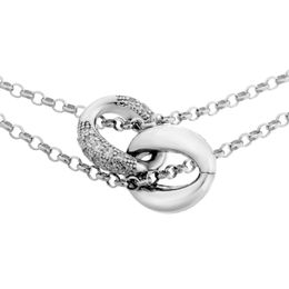 Orphelia Halskette f&uuml;r Damen, Sterling-Silber 925, Silber ZK-7176