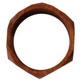 Costume National Bracelet en bois marron pour femme avec marque
