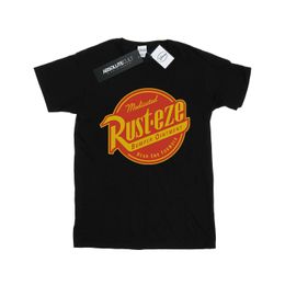 Disney - "Cars Rust-Eze Logo" T-Shirt f&uuml;r Damen (Schwarz)