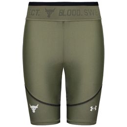 Under Armour Under Armor Project Rock Damen Green Bike Shorts