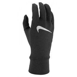 Nike - Herren Handschuhe, Fleece, Laufen (Schwarz/Silber meliert)
