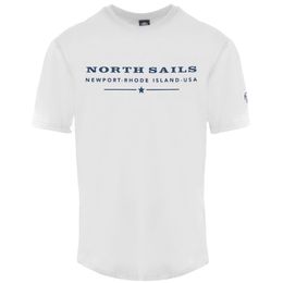 North Sails Newport Rhode Island Wei&szlig;es T-Shirt