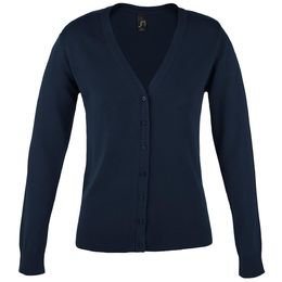 SOLS Damen/Damen Golden V-Ausschnitt Strickjacke (Navy)